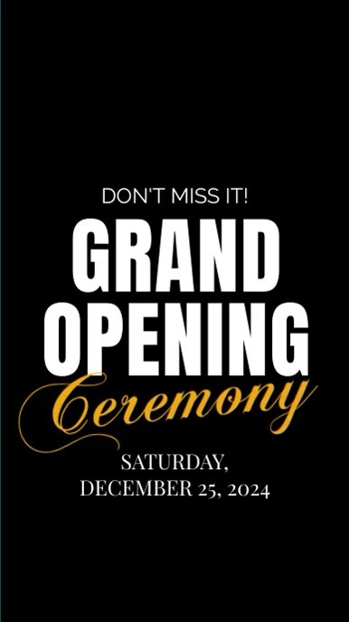 Grand Opening Announcement Video Template | PosterMyWall