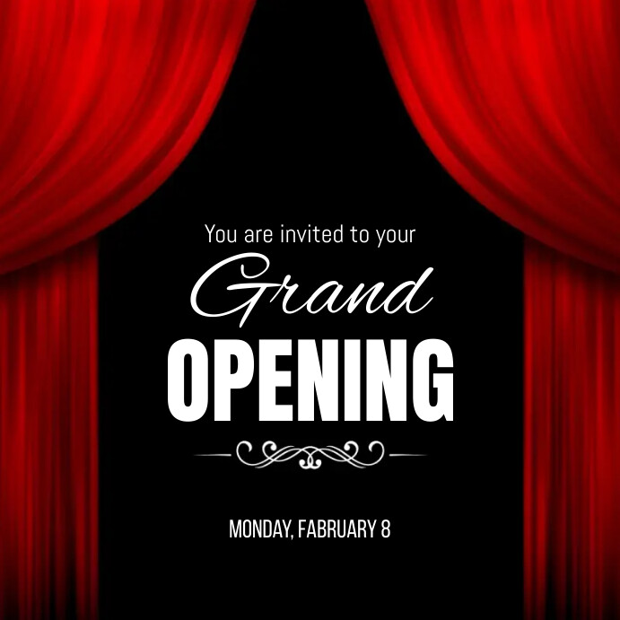 grand opening celebration เทมเพลต | PosterMyWall
