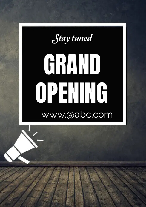 Grand opening celebration Template | PosterMyWall
