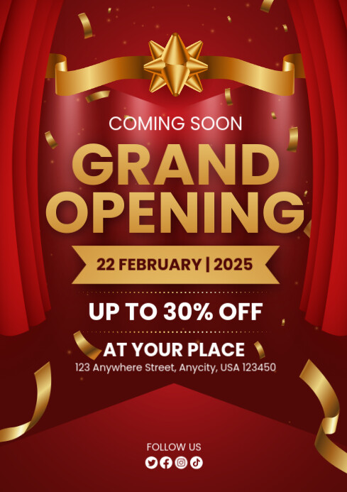 Copy of Grand Opening Celebration Poster | PosterMyWall