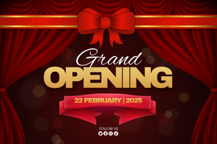 Grand Opening Celebration Poster Template | PosterMyWall