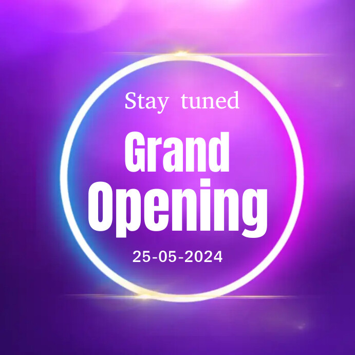 Grand opening ceremony Template | PosterMyWall