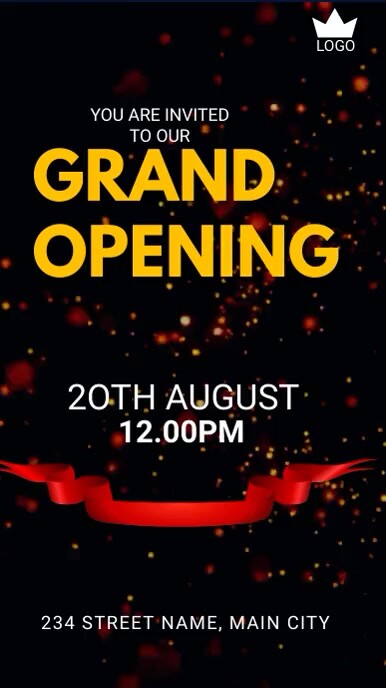 grand opening ceremony Template | PosterMyWall