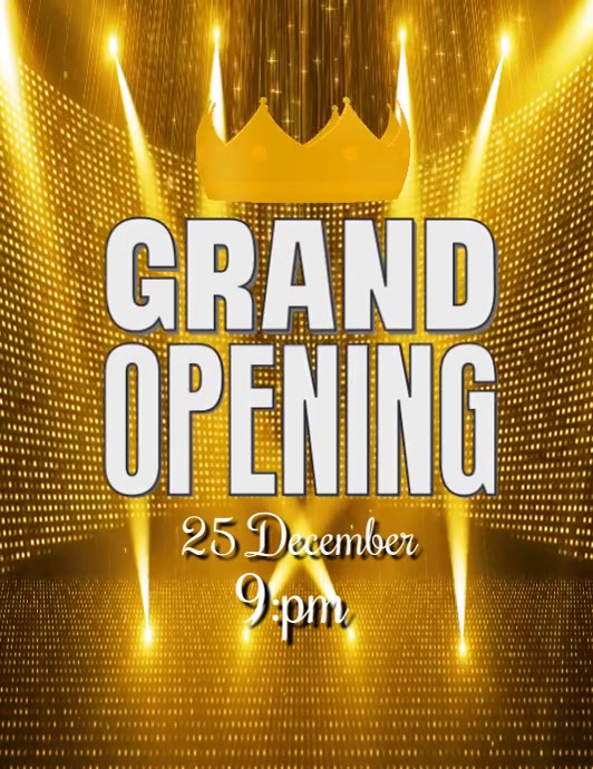 grand opening ceremony Template | PosterMyWall