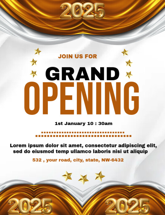 Copy of grand opening ceremony | PosterMyWall
