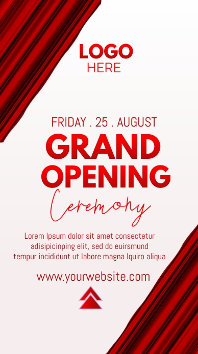 Grand opening ceremony Template | PosterMyWall