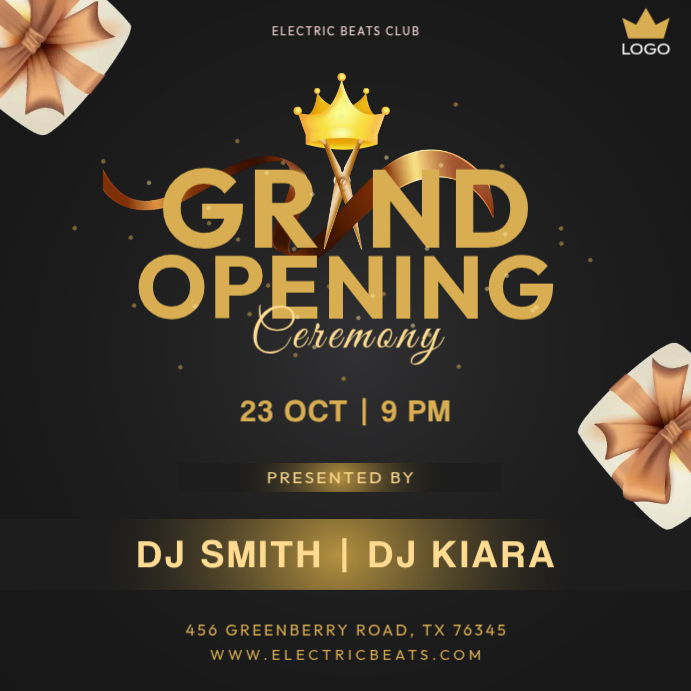 Grand Opening Ceremony Event Invite Instagram Templat | PosterMyWall