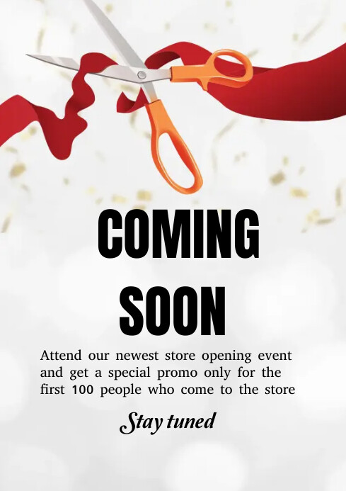 Grand opening ceremony templates | PosterMyWall