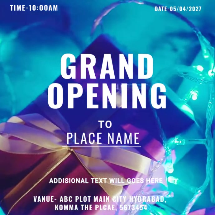 Grand opening Template | PosterMyWall