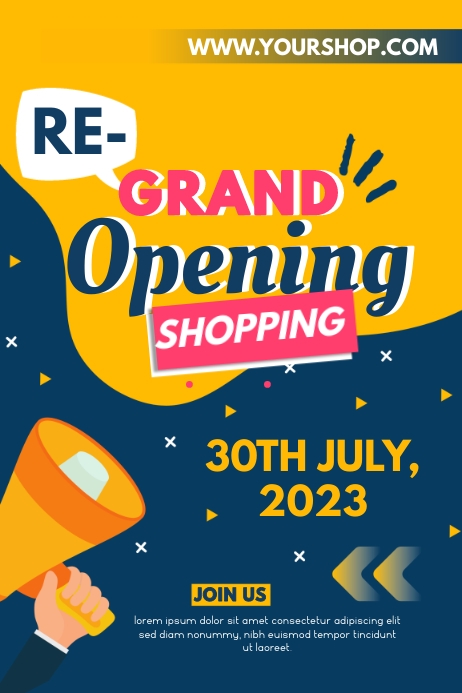 Grand Opening Template | PosterMyWall