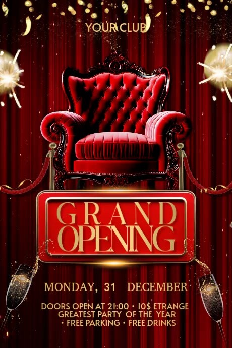 Copy of Grand Opening | PosterMyWall