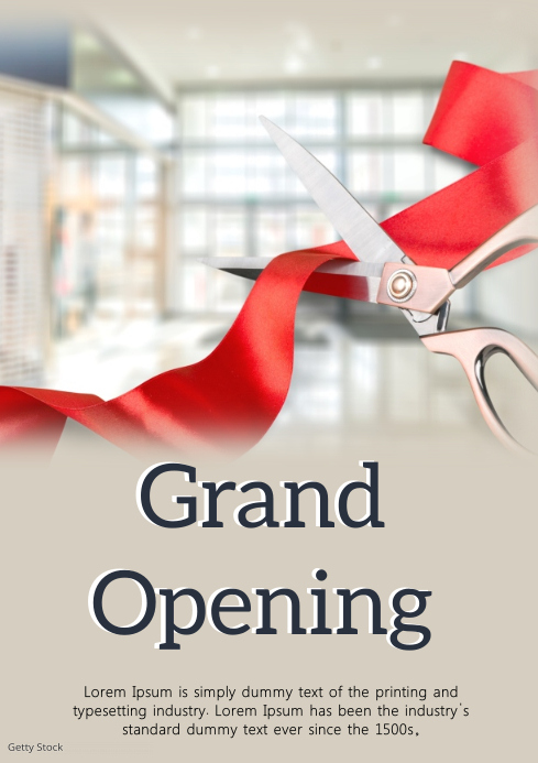 Grand Opening Template | PosterMyWall