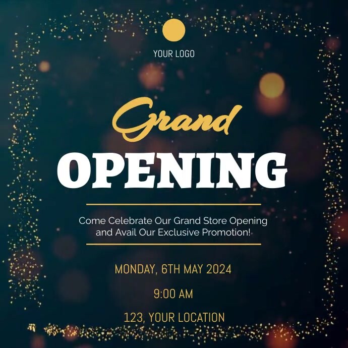Grand Opening Design Template | PosterMyWall