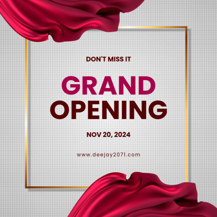 Copy of Grand Opening | PosterMyWall