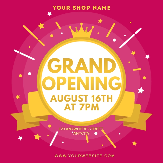 Copy of Grand Opening | PosterMyWall