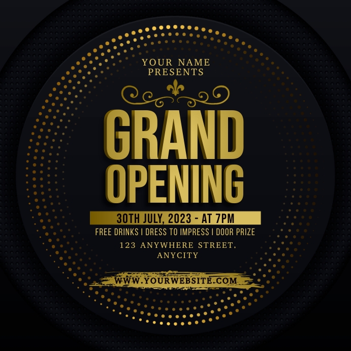 Grand Opening Template | PosterMyWall