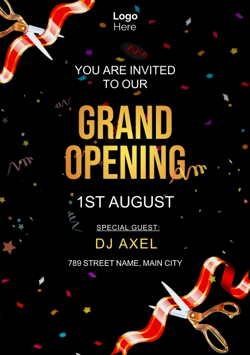 Grand Opening Template | PosterMyWall