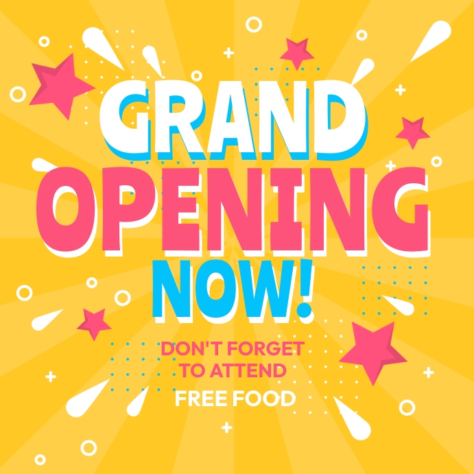 GRAND OPENING Template | PosterMyWall