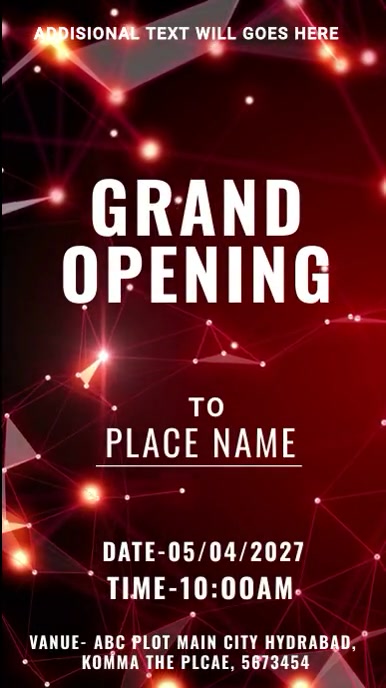 Copy of Grand opening | PosterMyWall