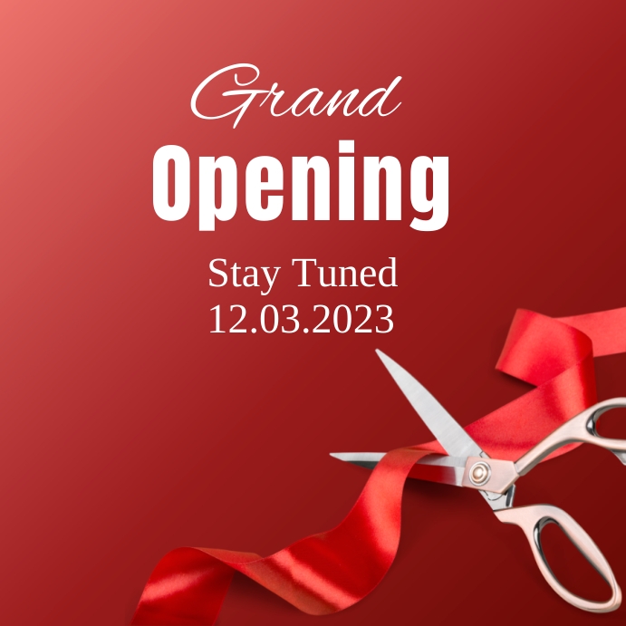 Copy of Grand Opening | PosterMyWall