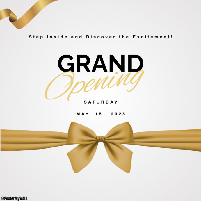 Copy of Grand Opening | PosterMyWall