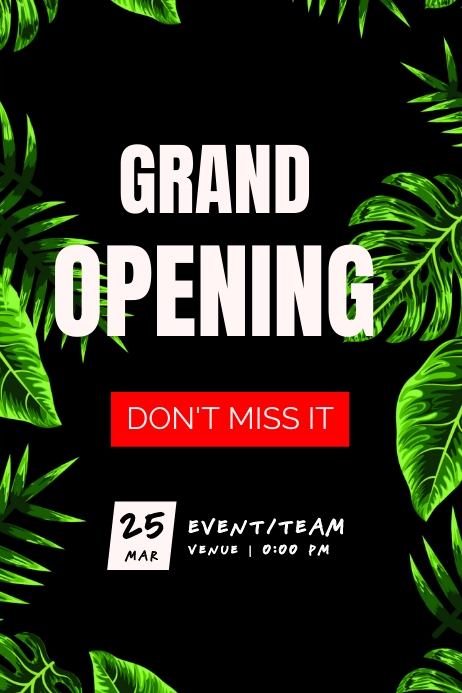 GRAND OPENING Template | PosterMyWall