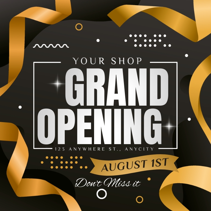 Grand Opening Template | PosterMyWall