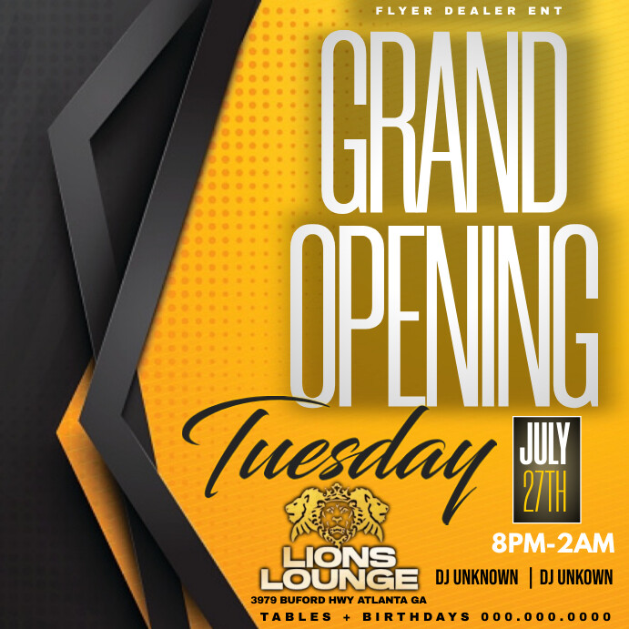 Copy of GRAND OPENING | PosterMyWall