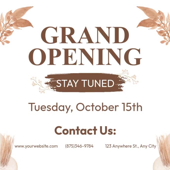 Grand Opening Template | PosterMyWall