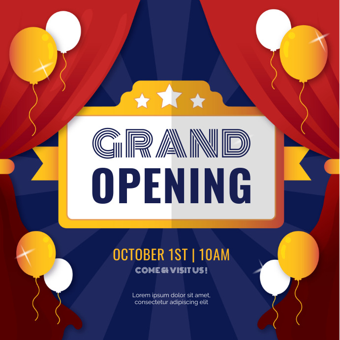 Copy of GRAND OPENING | PosterMyWall
