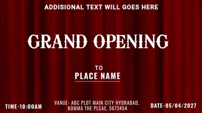 Grand opening Template | PosterMyWall