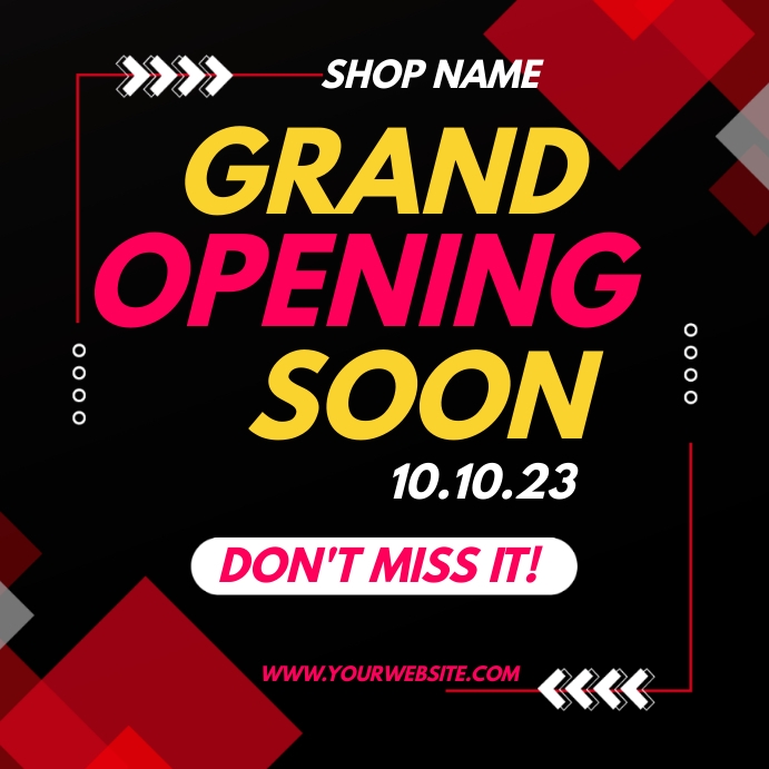 Grand Opening Template | PosterMyWall