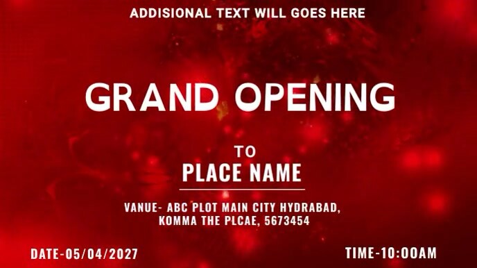 Grand opening Template | PosterMyWall