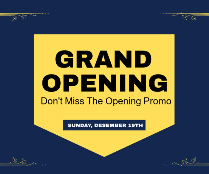 Copy of grand opening | PosterMyWall