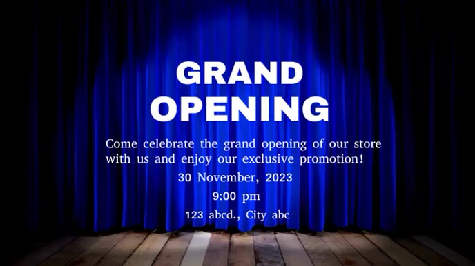 Grand opening Template | PosterMyWall