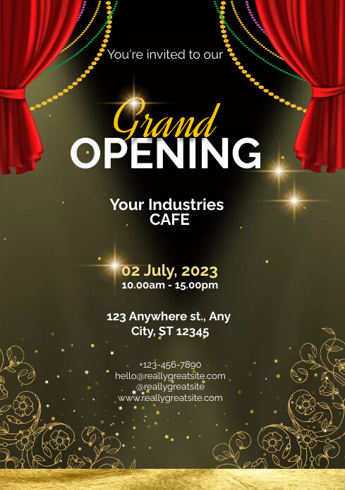 grand opening Template | PosterMyWall