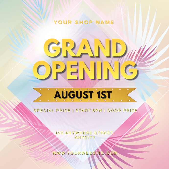 Grand Opening Template | PosterMyWall