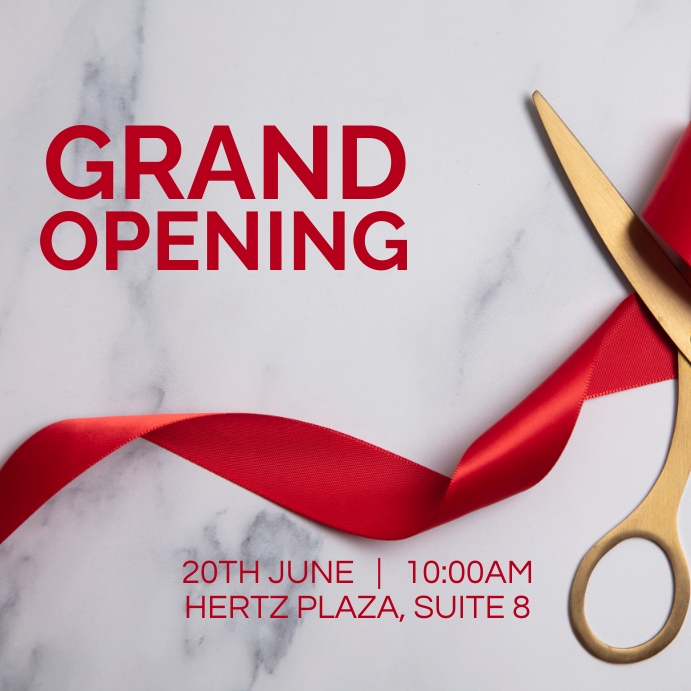 grand opening Template | PosterMyWall