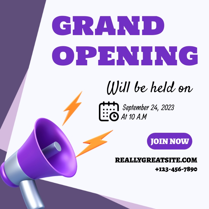 Grand Opening Template | PosterMyWall