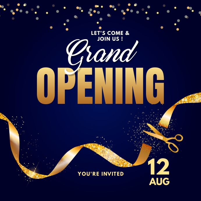 Grand Opening Template | PosterMyWall