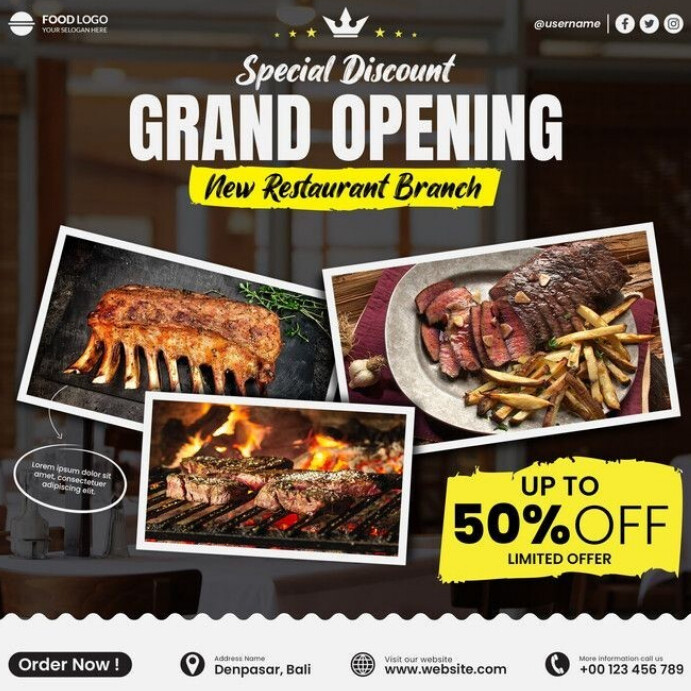 Grand opening Templat | PosterMyWall