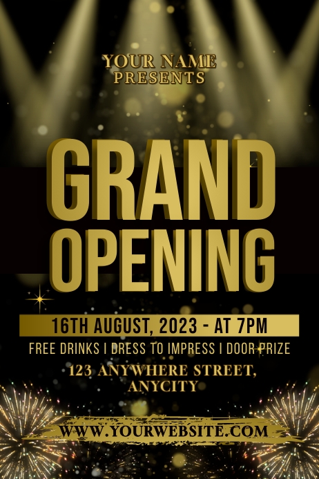 Grand Opening Template | PosterMyWall