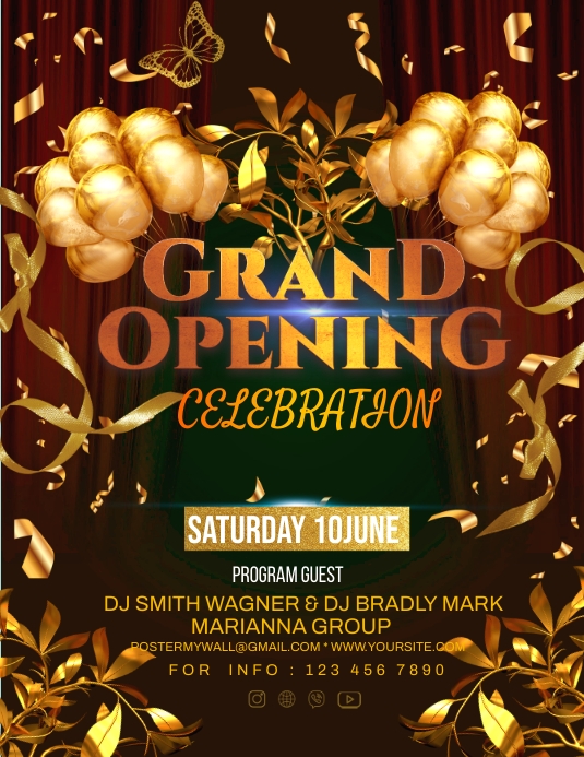 GRAND OPENING Template | PosterMyWall