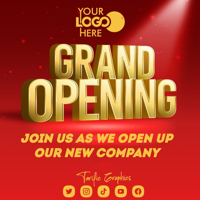 grand opening Template | PosterMyWall