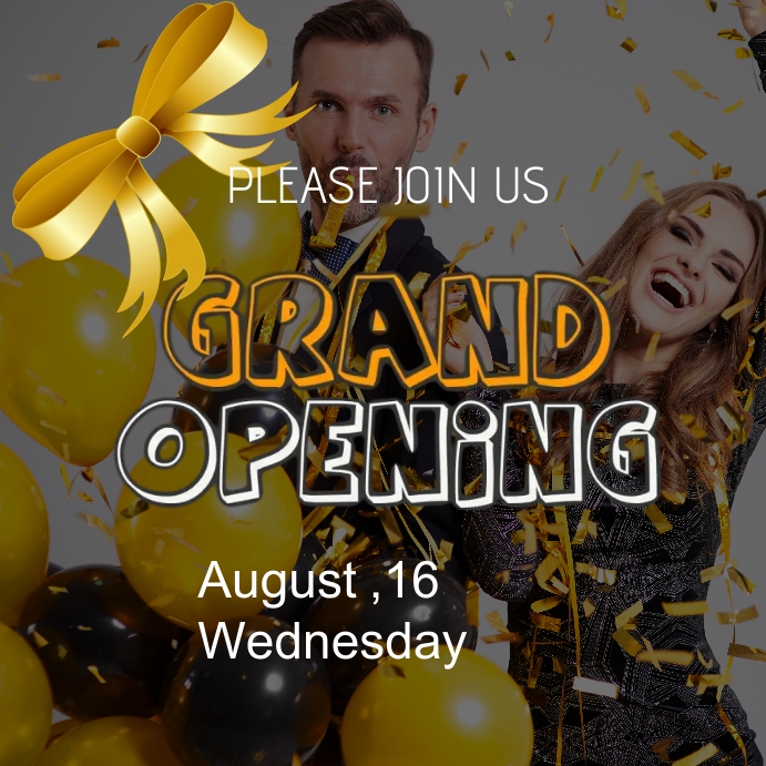 Copy of grand opening | PosterMyWall