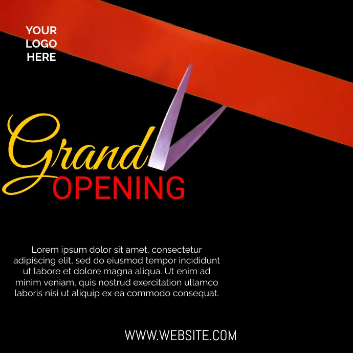 grand opening Template | PosterMyWall