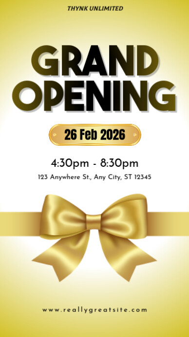 Copy of Grand Opening | PosterMyWall