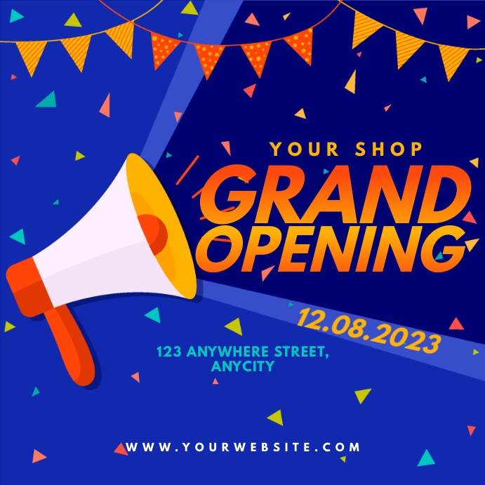 Grand Opening Template | PosterMyWall