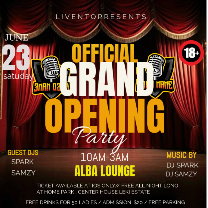 Copy of GRAND OPENING | PosterMyWall