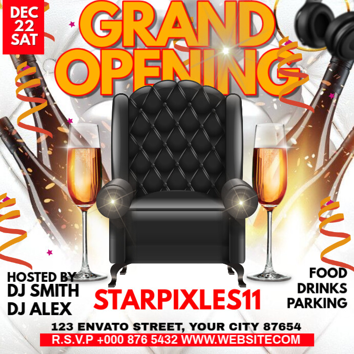 Copy of Grand opening | PosterMyWall